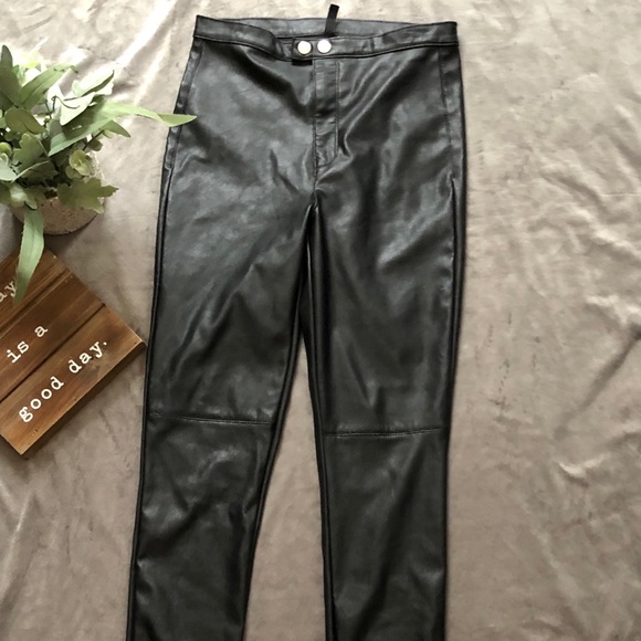 Divided | Pants & Jumpsuits | Divided Faux Leather Trousers | Poshmark